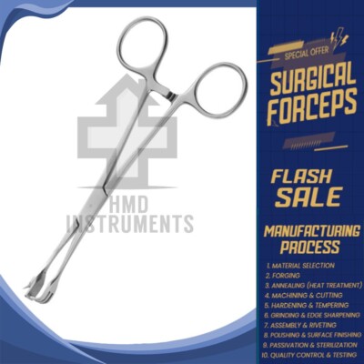 D'Assumpcao Face Lift Forceps – Ratchet Mechanism, 16cm for Facial ...