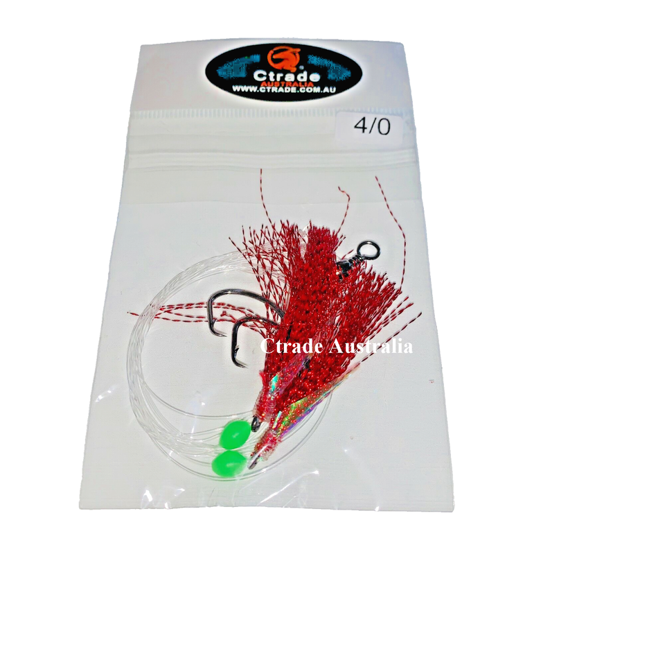 10 x Ctrade Australia Snapper Rigs Reef Fishing Rigs 4/0 60lb | eBay