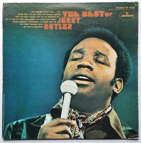 JERRY BUTLER - THE BEST OF JERRY BUTLER LP 1970 (MERCURY) SR-61381 ...