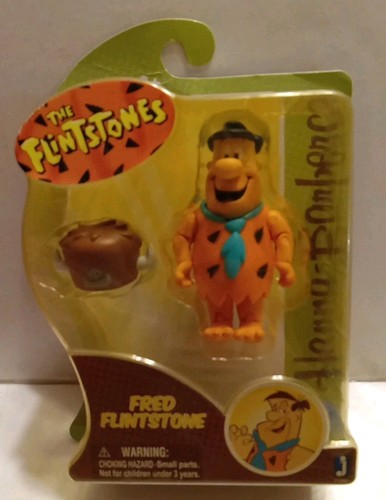 JAZWARES THE FLINTSTONES FRED FIGURE HANNA BARBERA NEW 3.5" 2012 | eBay