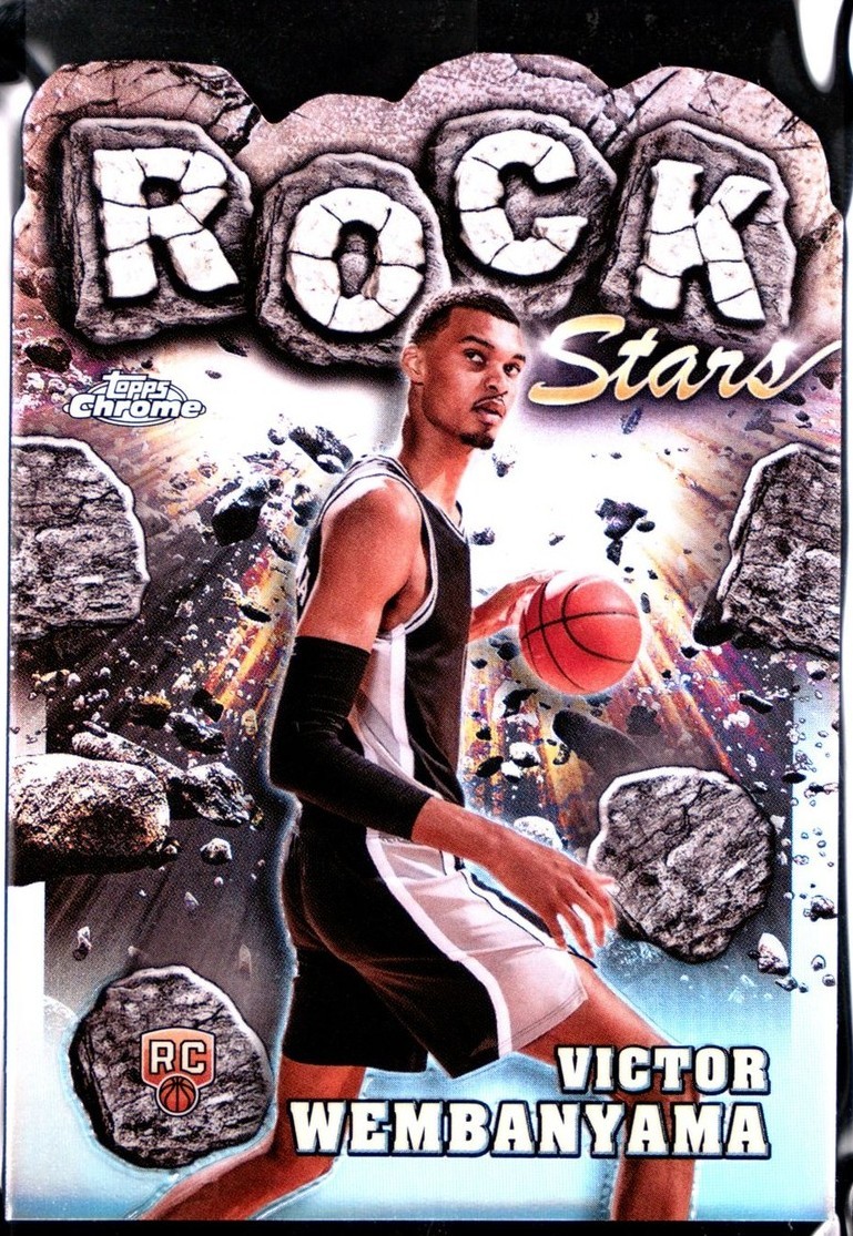 2023-24 Topps Chrome - Rock Stars Victor Wembanyama #RS-25 (RC) for ...