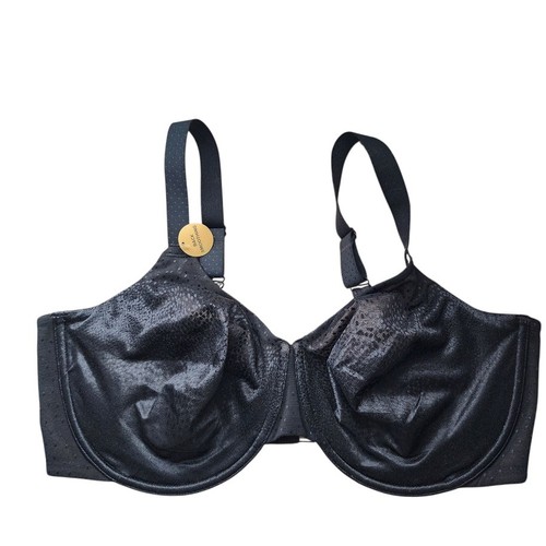 WACOAL Back Smoothing Full Figure Underwire Bra in Black Size 44DDD NEW ...