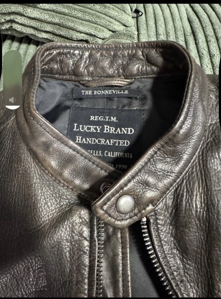 Lucky Brand Men's Leather Jacket | eBay