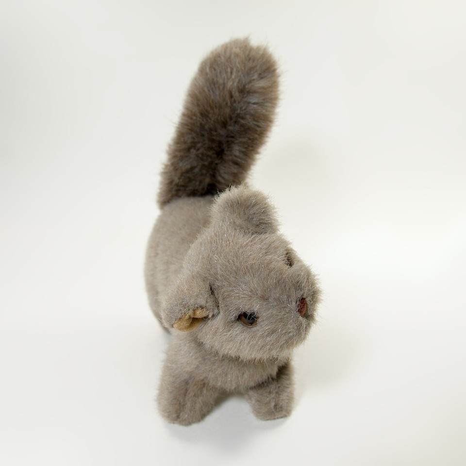 1989 Gund Realistic Grey Squirrel Stuffed Animal 80s Vintage Wildlife ...