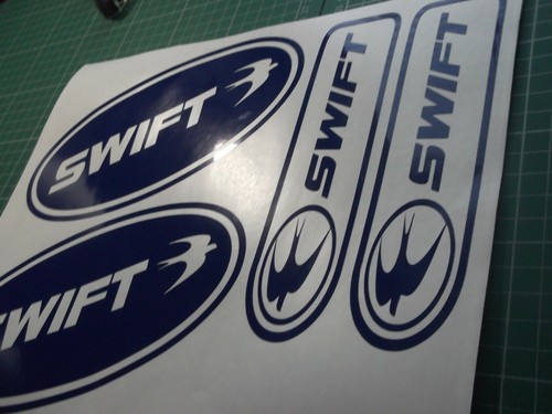 SWIFT Oval Caravan Sticker Decal x 4. Choice of 19 colours | eBay UK