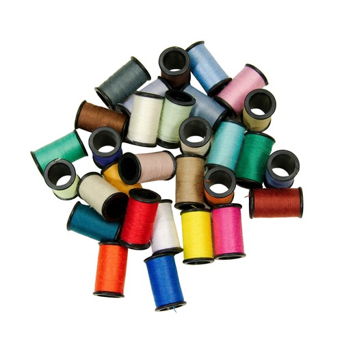 All Purpose Polyester Sewing Thread Mini Spools Mixed Color Variety Lot ...