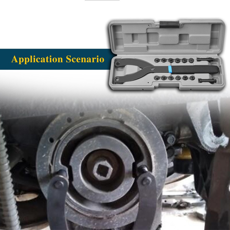 Adjustable Variable Pin Spanner Wrench Drive Fan Clutch Pully Holder ...