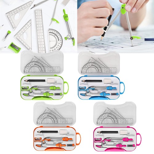 Mathématiques Géométrie Kit Boussole Ensemble Rapporteur Triangle Règle ...