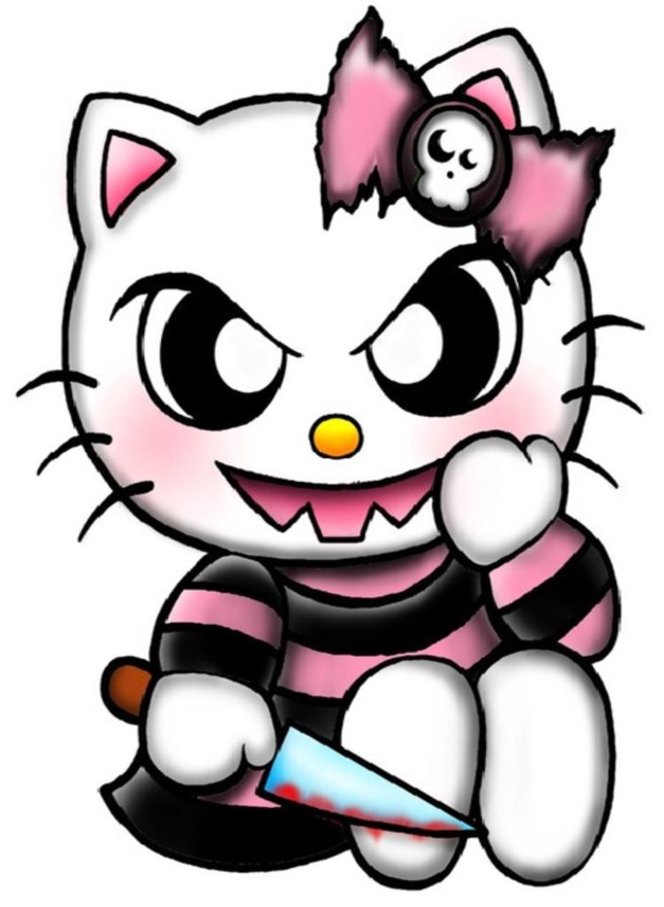 Evil Hello Kitty Tattoo