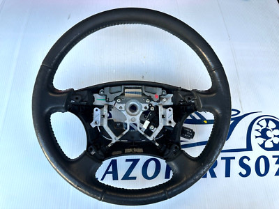 2003-2009 TOYOTA 4RUNNER STEERING WHEEL BLACK LEATHER OEM USED | eBay