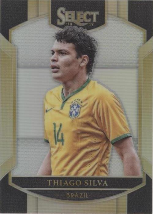2016-17 Panini Select - Terrace Thiago Silva #4 Silver Prizm for sale ...