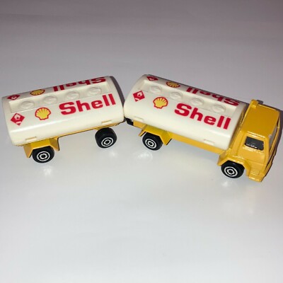Majorette Shell Tanker Truck and Trailer Toy Car | eBay
