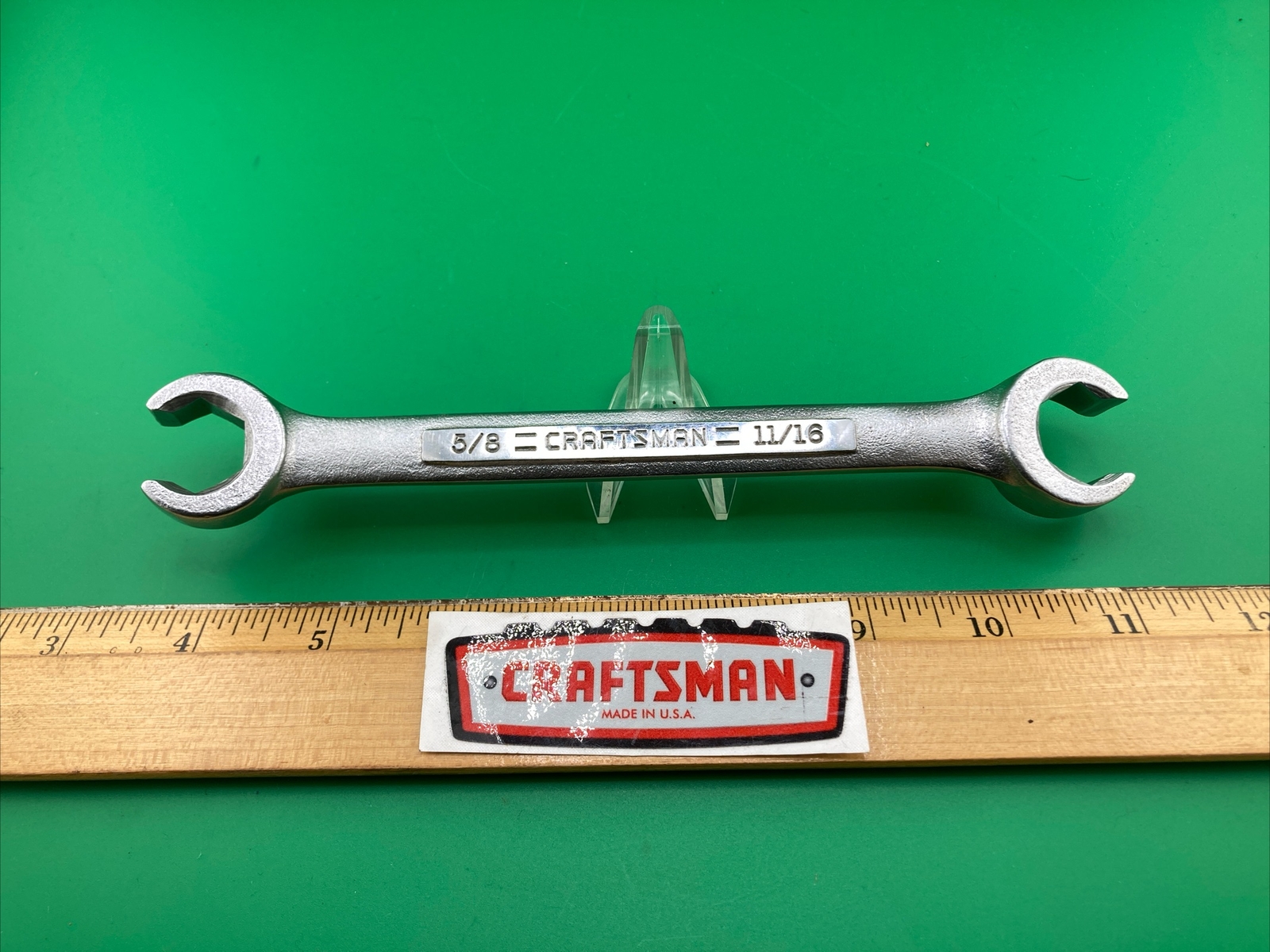Vintage Craftsman Flare Nut Line Wrench -V- Series 5/8'' x 11/16 ...