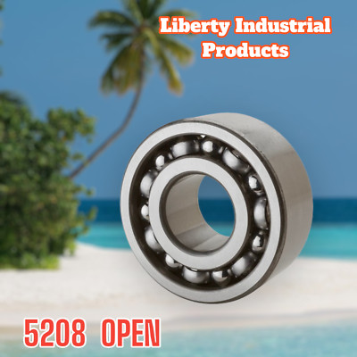 5208 OPEN - Liberty Double Row Ball Bearing-Open 40mm X 80mm X 30.163 ...
