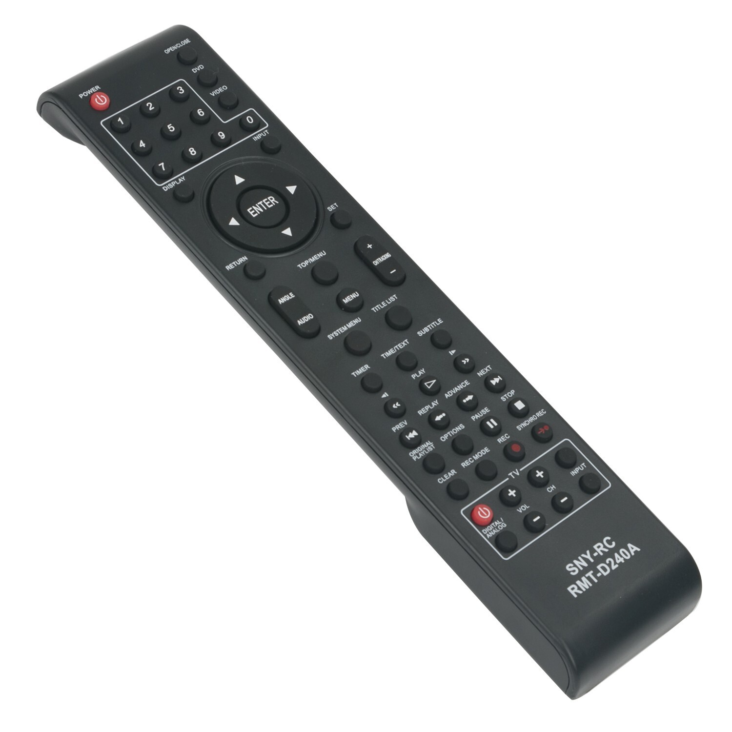 RMT-D240A Replace Remote Control Fit for Sony DVD Recorder RDR-VX555 ...