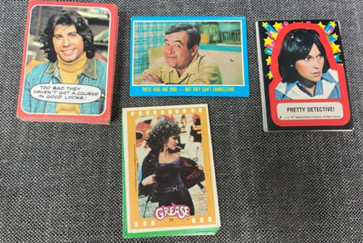 1970s Card LOT 36 kotter 9 charlies angels 11 happy days 6 grease 92223 ...