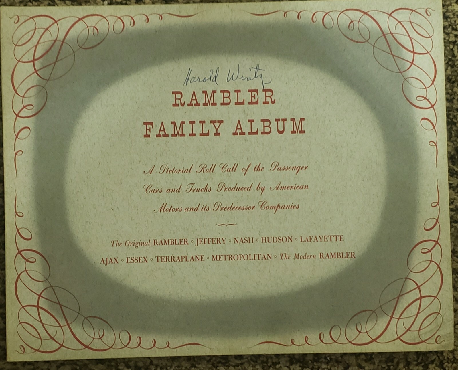 Rambler Family Album, Published by AMC | eBay