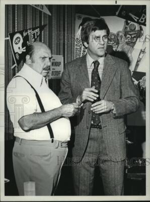1975 Press Photo Don Meredith and Jackie Coogan in "Police Story ...