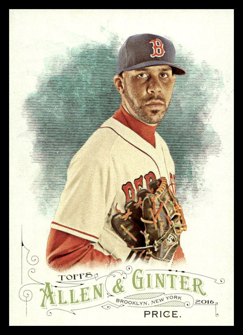 2016 Topps Allen & Ginter 270 David Price Boston Red Sox Baseball Card ...