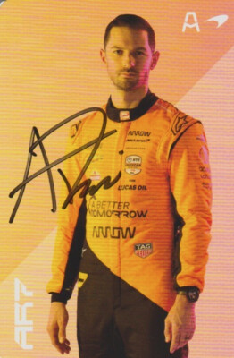 2024 Alexander Rossi signed Arrow McLaren Indy Car Hero Card | eBay