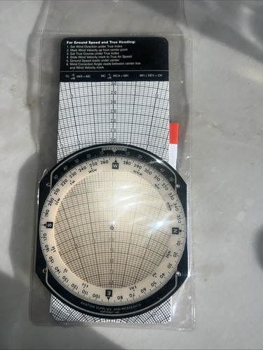 ASA AirClassics E6-B Aviation Pilot Flight Computer Whiz Wheel With ...