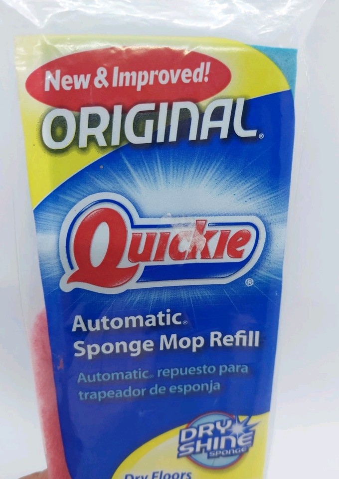 Quickie Automatic Sponge Mop Refill Type S - For #045 Mops - Blue 71798004426| eBay