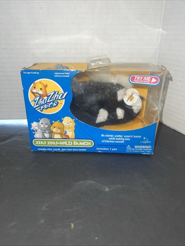 Zhu Zhu Pets Toy Stinker the Skunk Woodland Creatures NEW NIB WORKS ...