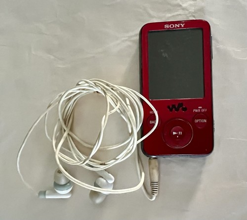 Sony Walkman Mp3 Digital Media Player Model NWZ-E436F 4 GB Red. No ...