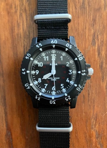 SEIKO ALBA Military Watch Analog Quartz Unused Military Style Brand New ...