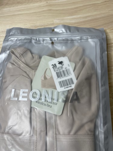 Leonisa Women Posture Corrector Back Support Wireless Bra Beige Sz 38 C ...