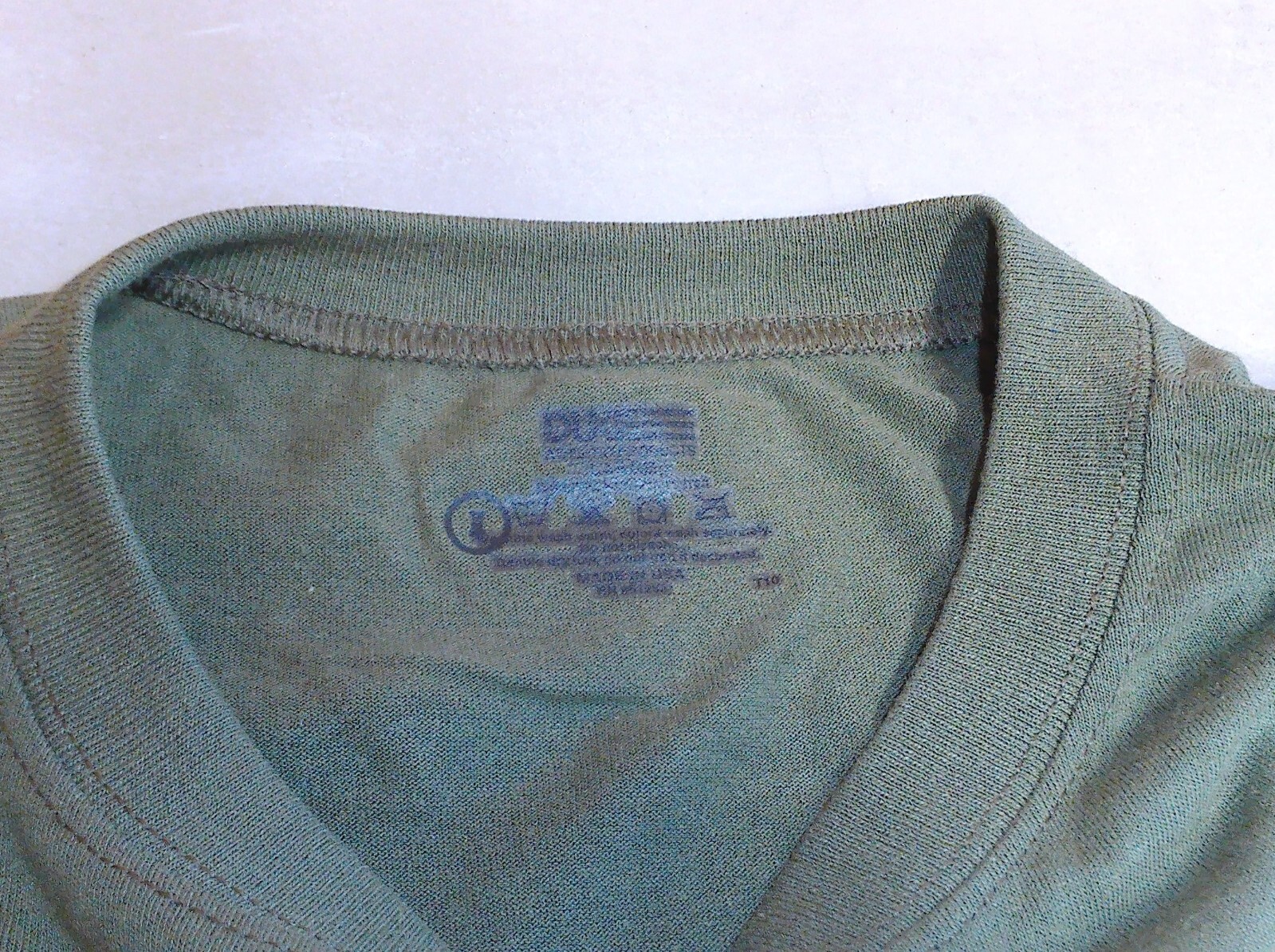 2 Pack of US Military Issue Dri-Duke OD Green Long Sleeve Uniform T ...