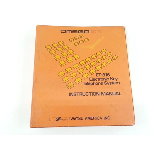 Vintage Omega Phone III ET816 Electronic Key Telephone System ...