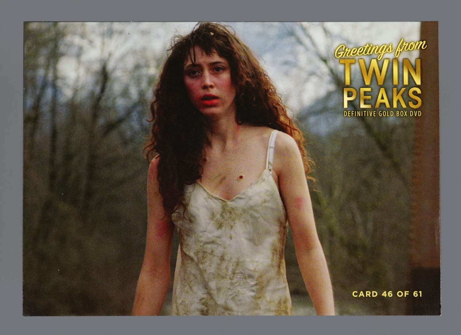 TWIN PEAKS - RARE GOLD BOX DVD POSTCARD No.46 - RONETTE PULASKI (DAVID ...