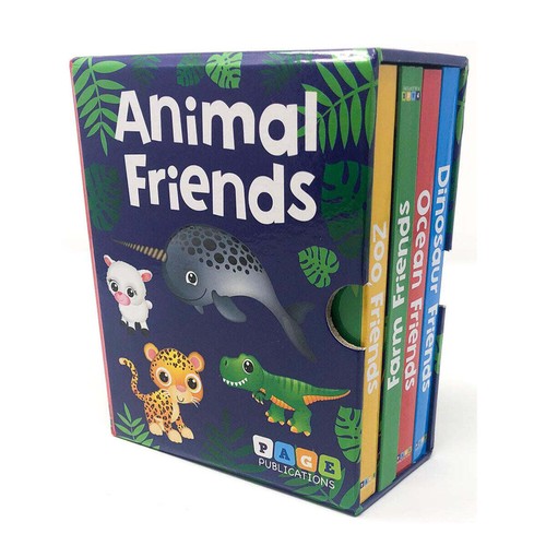 4pc Page Publications Animal Friends Kids Book Reading Collection Set 0 ...