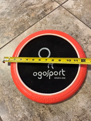 💥Ogo Sport Sports Disk Throwing 12" Frisbee Orange Fun In Water Or On ...