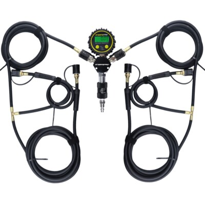 4 Tire Inflation & Deflation System Rapid High-Flow Air Up Down Kit w ...