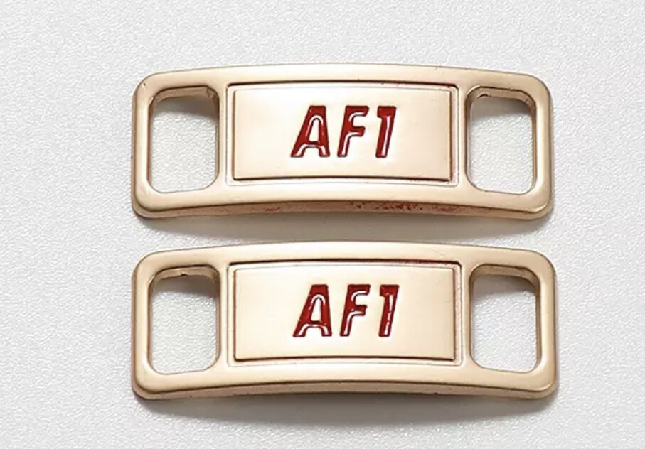 Nike AF1 Replacement Lace Tags Lace Locks Shoe badge Air Force Ones ...