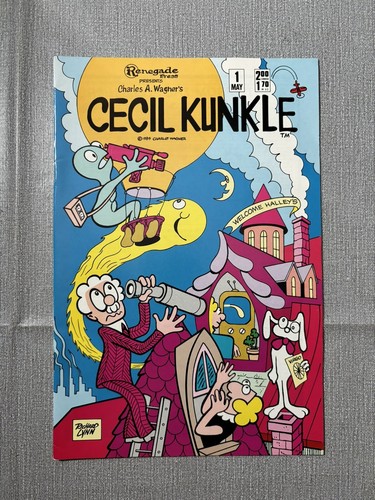 Cecil Kunkle #1 (May 1986) Renegade comics - B&W pages | eBay