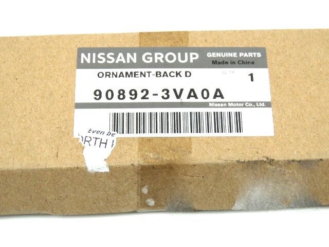 Genuine New NISSAN NOTE BOOT BADGE Rear Trunk Emblem 2012+ E12 N-Tec ...