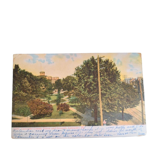 Postcard Lancaster County Prison and Grounds Pennsylvania Vintage ...