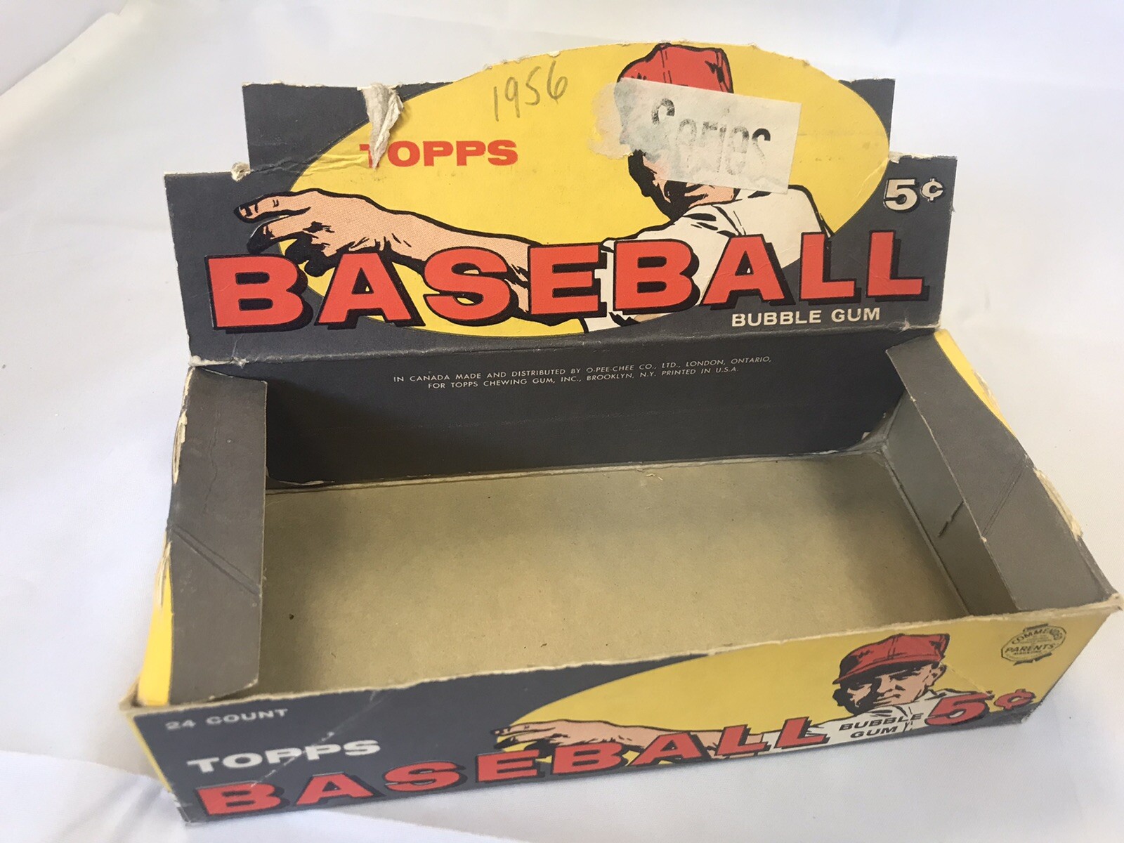 1959 TOPPS BASEBALL 5 CENT EMPTY DISPLAY BOX RARE | eBay