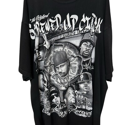 Vintage DJ Screw RIP Memorial Screwed Up Click Houston Rap Tee Shirt ...