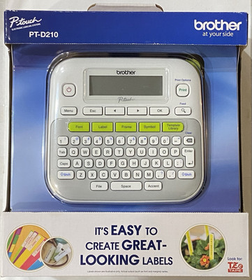 BROTHER P-TOUCH PT-D210 LABEL MAKER BRAND NEW SEALED 12502640349| eBay