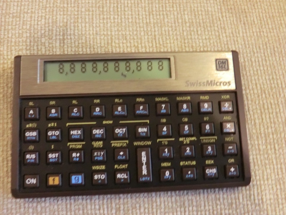 Swiss Micros DM16L Programmer's Calculator (Programmable) | eBay