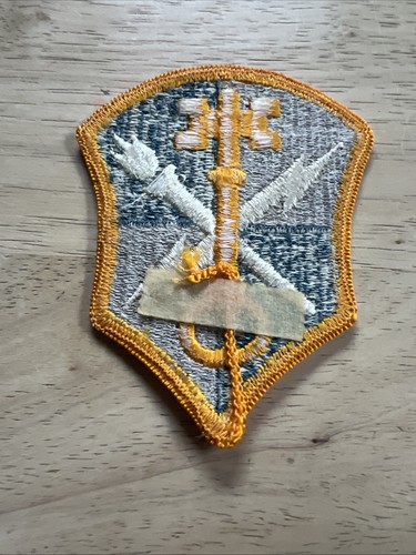 US Army Intelligence & Security Command Full Color Sew On Shoulder Patch New VTG | eBay