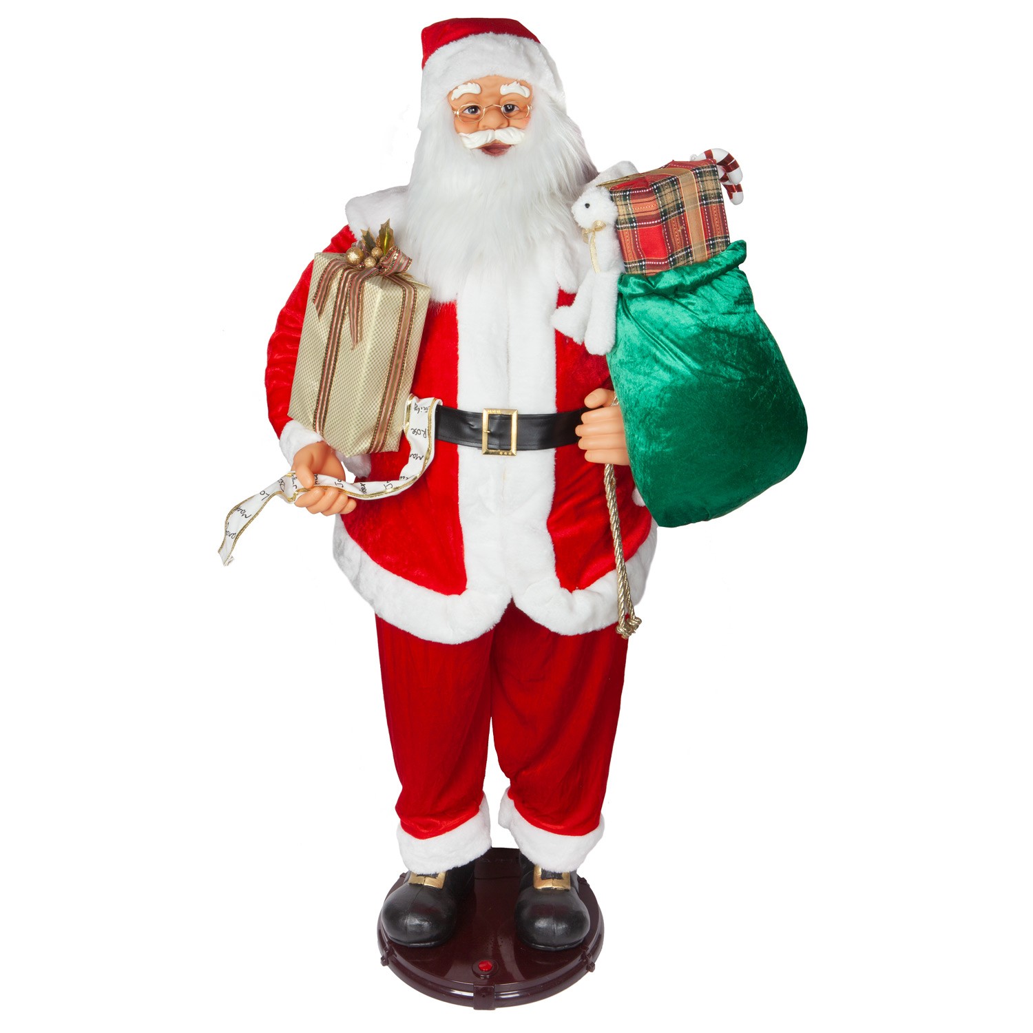Dancing Father Christmas Decoration, Singing Santa Claus Figure 1. 5M ...