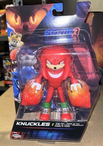 Jakks Sonic 3 Movie 2025 Fire Fist Knuckles Figure Brand New | eBay
