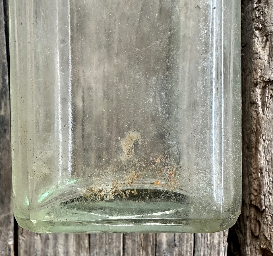 Vintage DODGE Embalming Fluid Bottle Empty Clear Glass 8" 16 oz ...