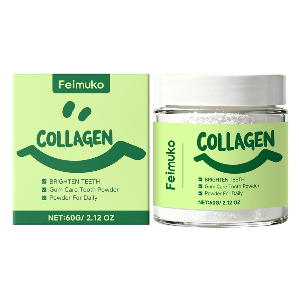 Collagen Dental Smile Strengthening Collagen Whitening Powder for Gums ...