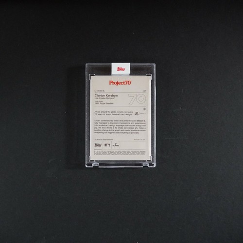 2021 Topps Project 70 - 1982 Topps Baseball Clayton Kershaw #37 /2548 ...